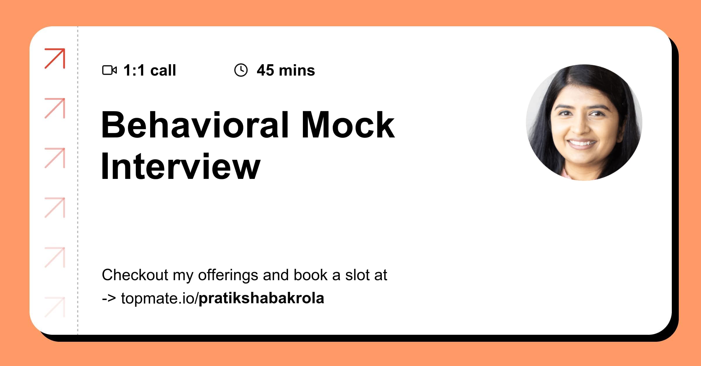 Behavioral Mock Interview with Pratiksha Bakrola